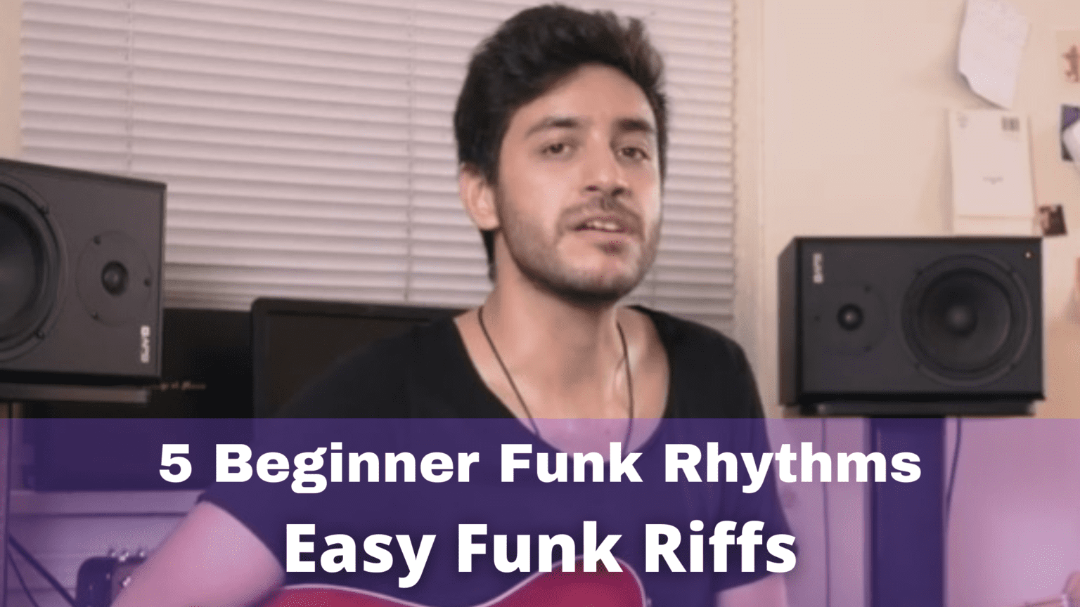 Guitar Lesson On 5 Beginner Funk Rhythms – Easy Funky Riffs – Guitar ...