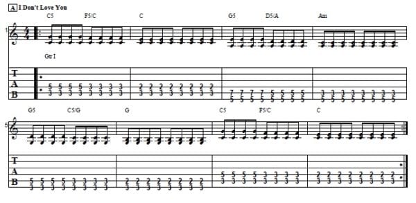 Adding Melody Lines To Power Chord Progressions – Rhythm Guitar Lesson ...