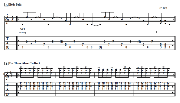 How to Play 3 Must Know AC⚡DC Intros on Guitar – Easy Guitar Lesson w ...