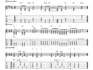 Three Fun & Easy Guitar Riffs By Green Day – Guitar Control
